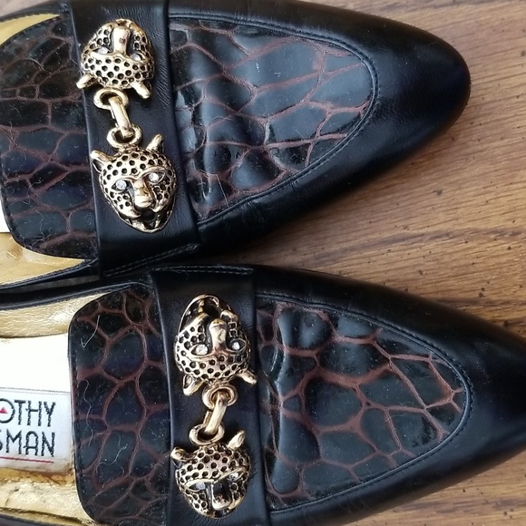 Timothy Hitsman | Shoes | Vintage Timothy Hitsman Black Leopard ...